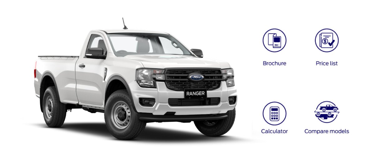 Next-Generation Ford Ranger XL Single Cab - Pickup Trucks | SDAC Ford ...